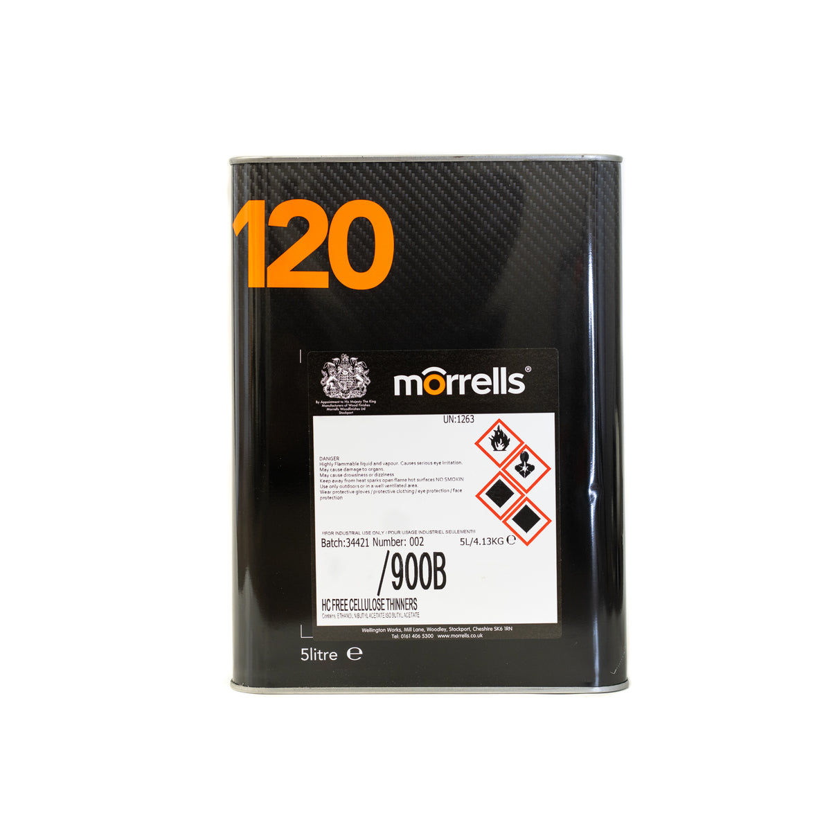 Morrells Acid-Catalyst Hydrocarbon Free Thinners 2007/900 5 Litres ...