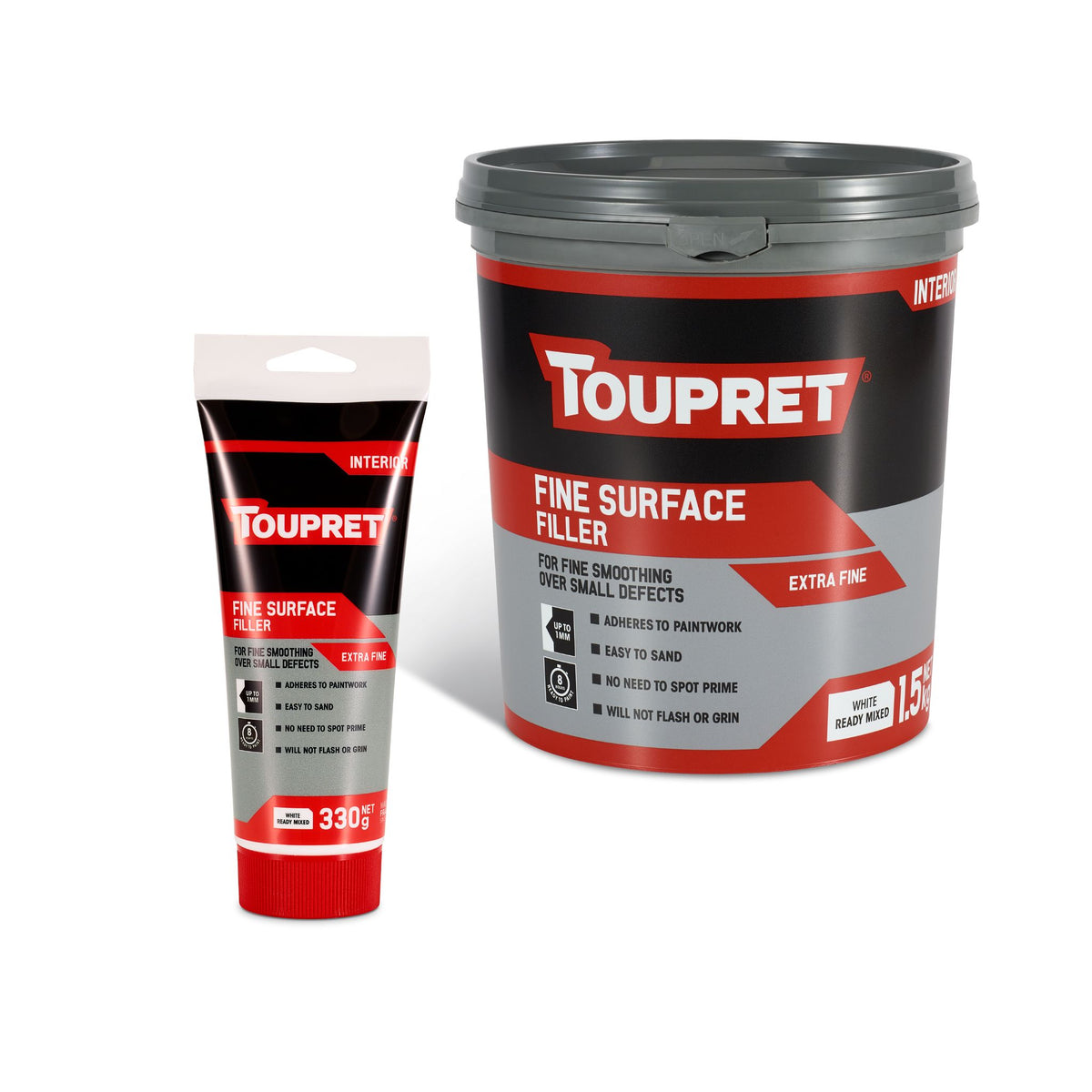 Toupret Fine Surface Filler White Ready to Use – Restorate